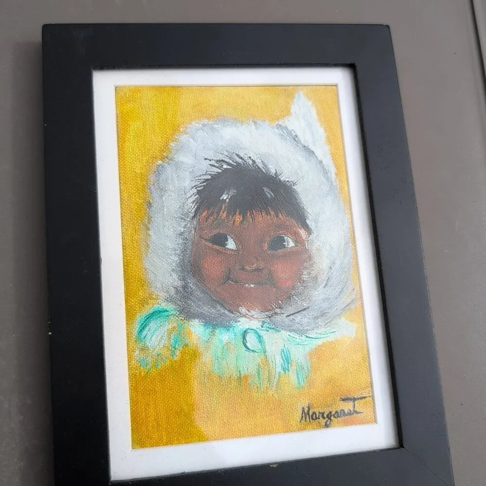Handmade | Art | Original Little Caribou Painting On Canvas Board ...